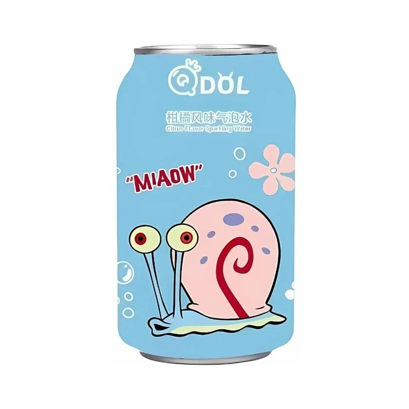 SPARKLING WATER - GARY THE SNAIL - HYUGANATSU CITRUS FLAVOR (330 ML) - QDOL