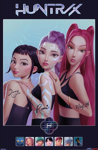 KPOP DEMON HUNTERS - POSTER "HUNTRIX GROUP" (22" X 34")