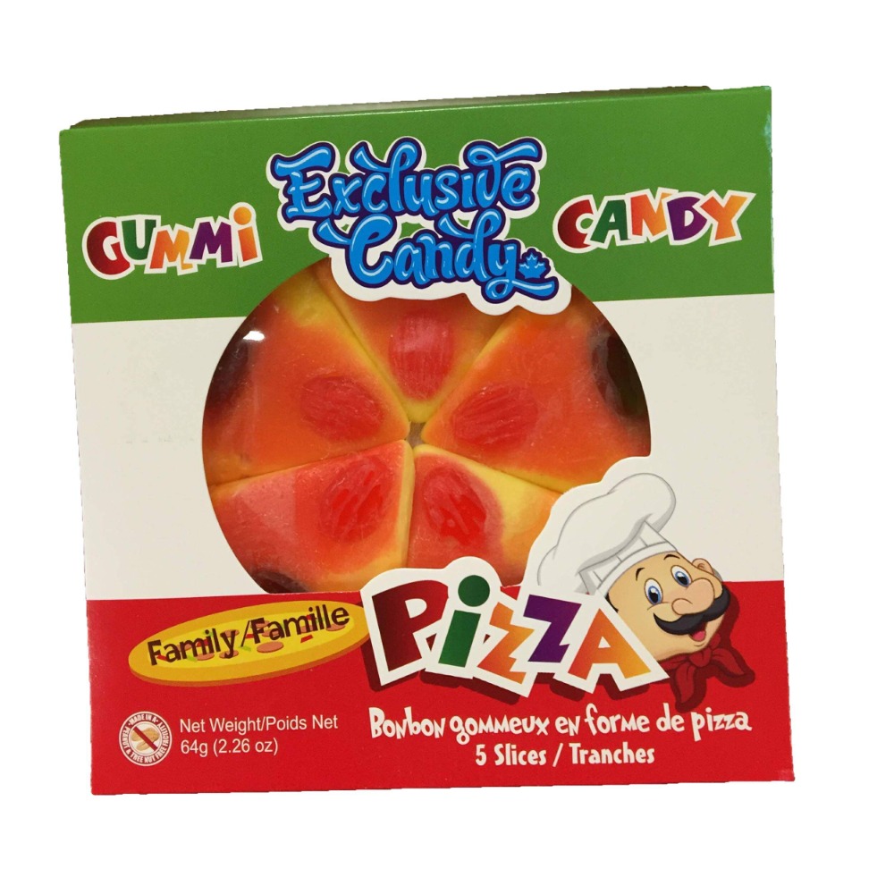 EXCLUSIVE CANDY - PIZZA GUMMY CANDY (64 G)