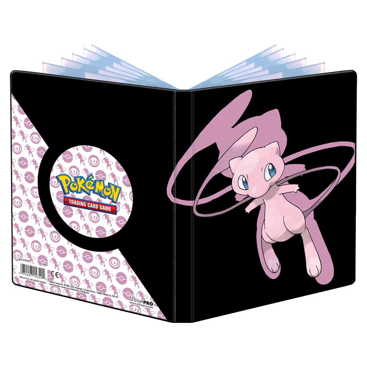 POK MON PORTFOLIO 4 POCHETTES MEW 10 PAGES 