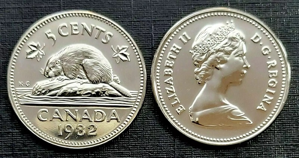 5-CENT - 1982 5-CENT (SP) - PIÈCES DU CANADA 1982