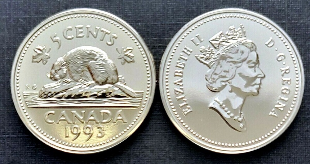 5-CENT - 1993 5-CENT (SP) - 1993 CANADIAN COINS