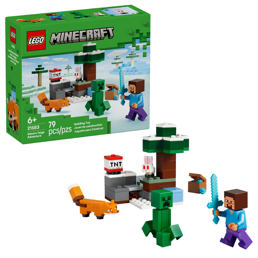 MINECRAFT - STEVE'S TAIGA ADVENTURE (79 PIECES) 21583