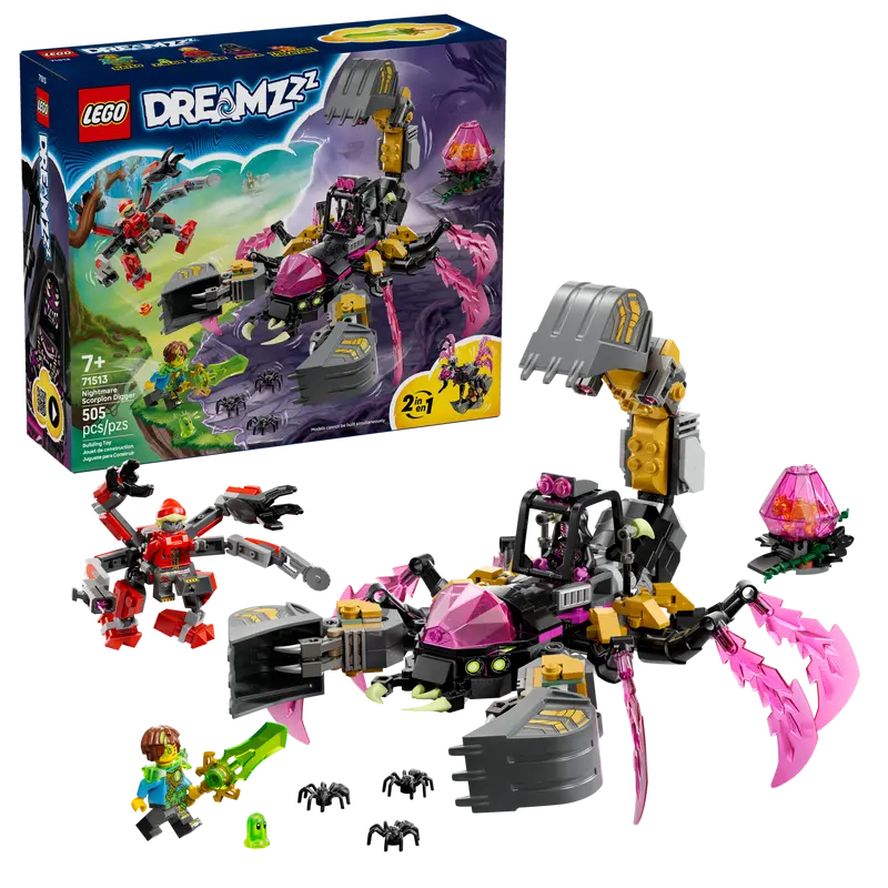 DREAMZZZ - NIGHTMARE SCORPION DIGGER (505 PIECES) 71513