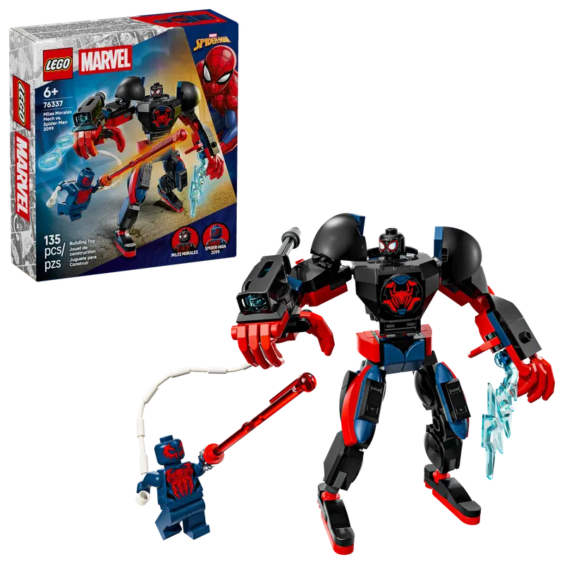 MARVEL - LE ROBOT DE MILES MORALES CONTRE SPIDER-MAN 2099 (135 PIÈCES ...