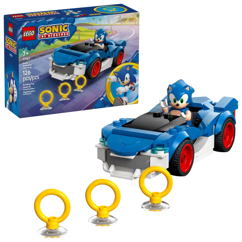SONIC THE HEDGEHOG - SONIC: SPEEDSTER LIGHTNING (126 PIECES) 77117