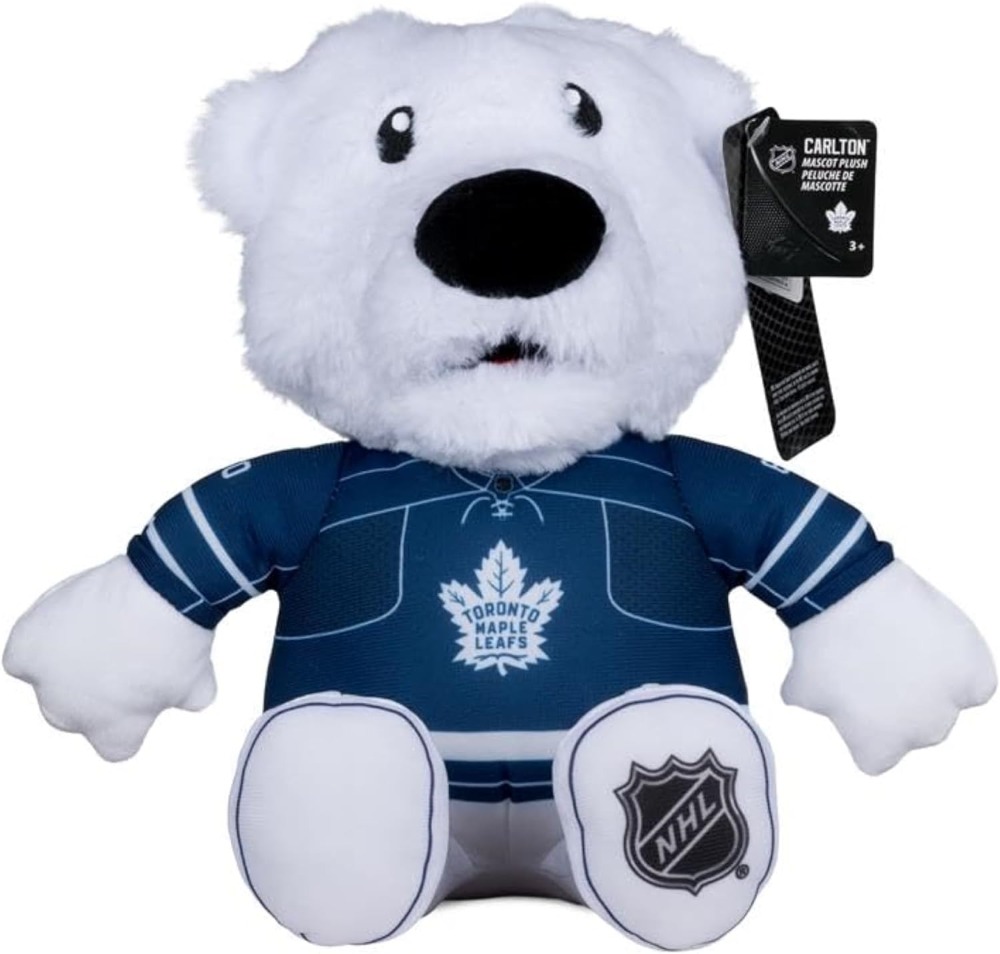TORONTO MAPLE LEAFS - CARLTON THE BEAR PLUSH (10") - MCFARLANE TOYS