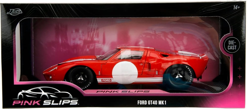 JADA - FORD GT40 MK1 - 1/18 - PINK SLIPS 36381