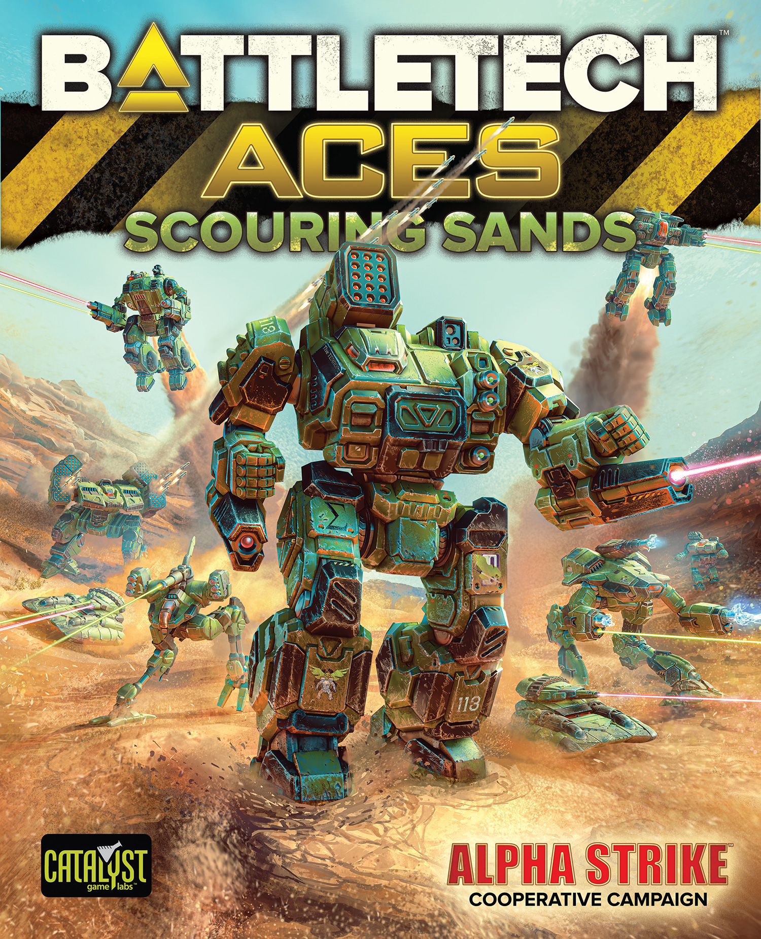 BATTLETECH - BASE GAME - ACES SCOURING SANDS (ENGLISH) ALPHA STRIKE