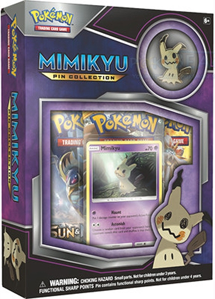 POKÉMON - MIMIKYU COLLECTION SET (3P +1 PIN +1 CARD)