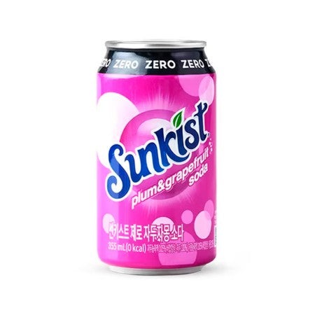 SUNKIST - PLUM GRAPEFRUIT ZERO SUGAR (355 ML)