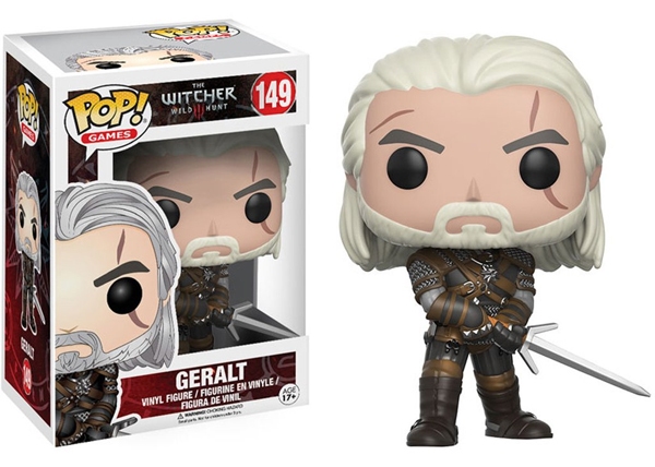 THE WITCHER - POP! VINYL FIGURE OF GERALT (4 INCH) - WITCHER 3 WILD ...