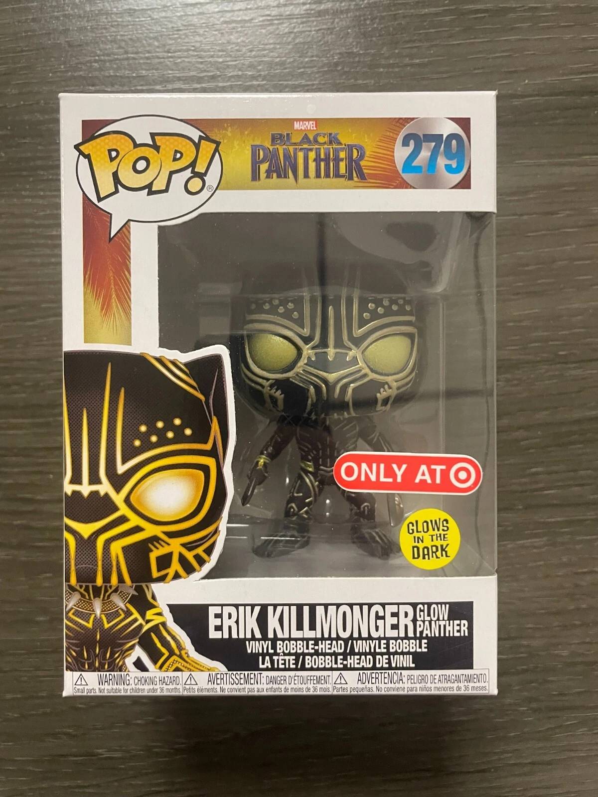 BLACK PANTHER - FIGURINE POP! BOBBLE-HEAD EN VINYLE DE ERIK KILLMONGER ...