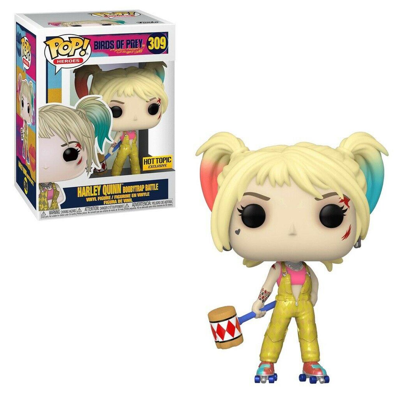 BIRDS OF PREY - POP! VINYL FIGURE OF HARLEY QUINN BOOBYTRAP BATTLE (4 ...