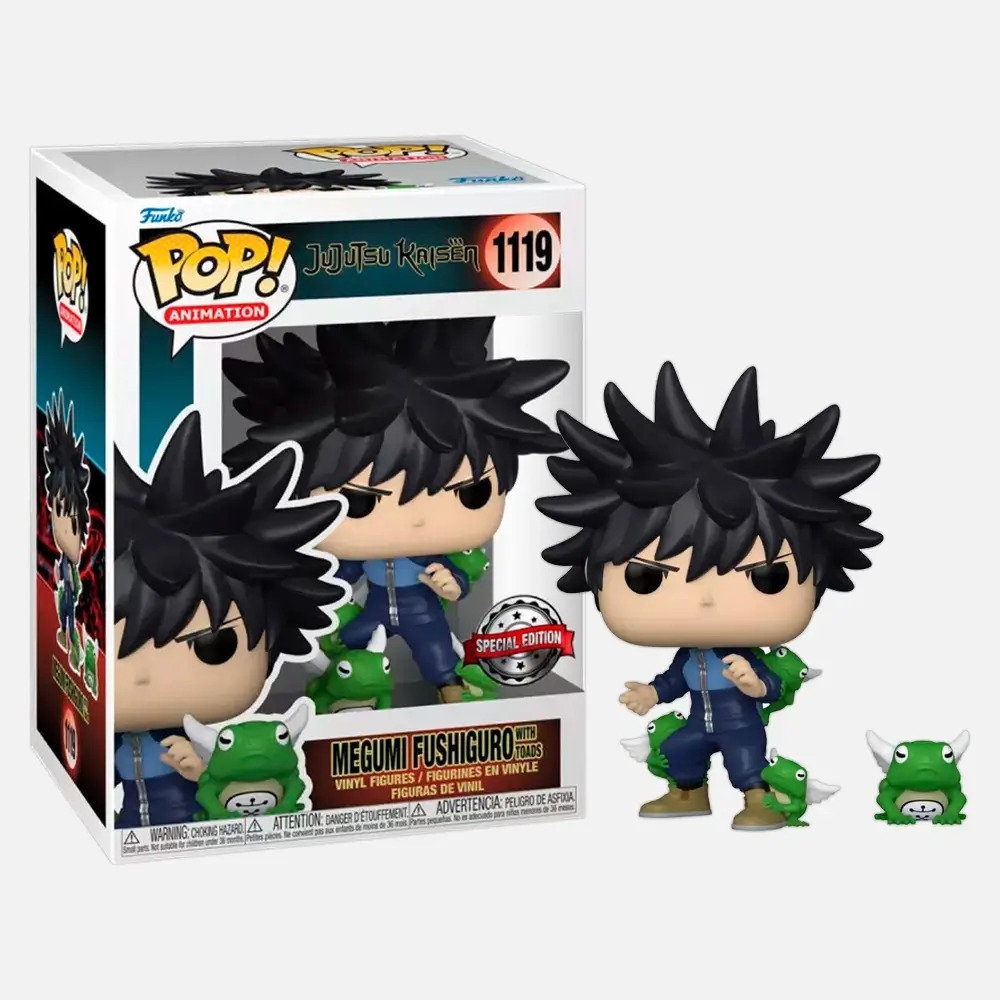 JUJUTSU KAISEN - POP! VINYL FIGURE OF MEGUMI FUSHIGURO WITH TOADS (4 ...
