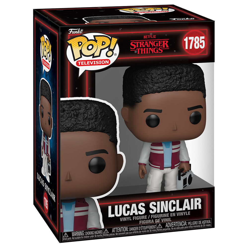 STRANGER THINGS - FIGURINE POP! VINYLE DE LUCAS SINCLAIR - SEAISON 5 ...