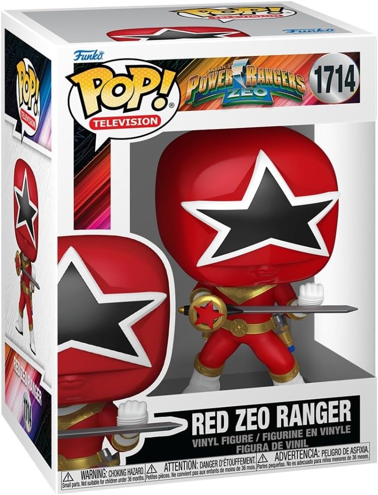 POWER RANGERS - FIGURINE POP! EN VINYLE DU ZEO RANGER ROUGE (10 CM) - ZEO RANGER 1714