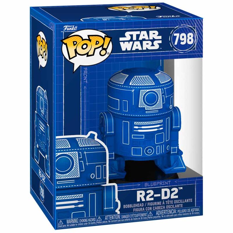 STAR WARS - FIGURINE POP! EN VINYLE DE R2-D2 - EFFET PLAN TECHNIQUE ...