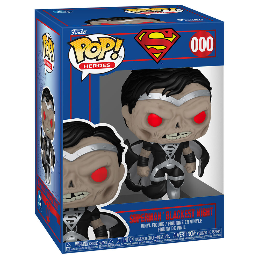 SUPERMAN - POP! VINYL FIGURE OF SUPERMAN "BLACKEST NIGHT" (4 INCH ...