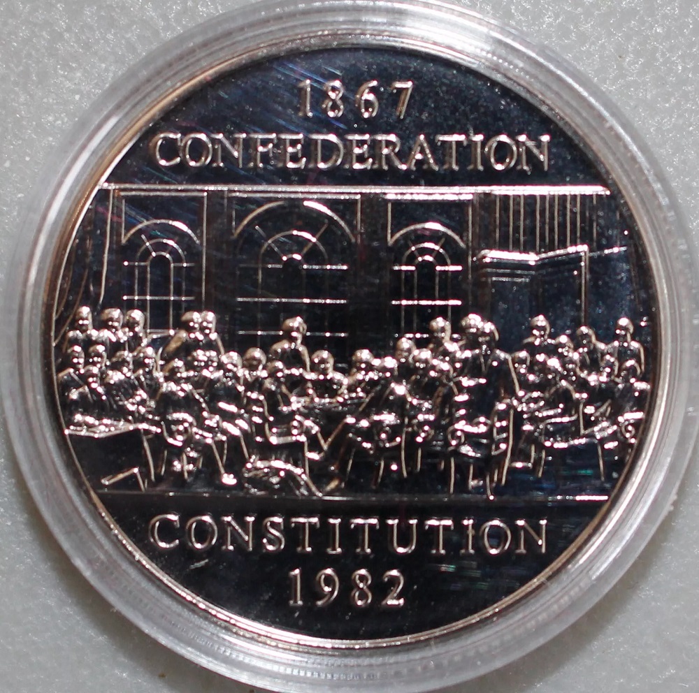 1-DOLLAR - 1982 1-DOLLAR - CONSTITUTION (SP) - PIÈCES DU CANADA 1982