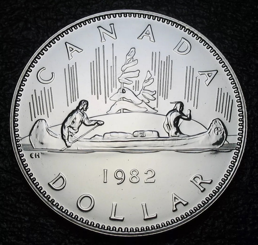 1 DOLLAR - 1 DOLLAR 1982 - VOYAGEUR (SP) - 1982 CANADIAN COINS