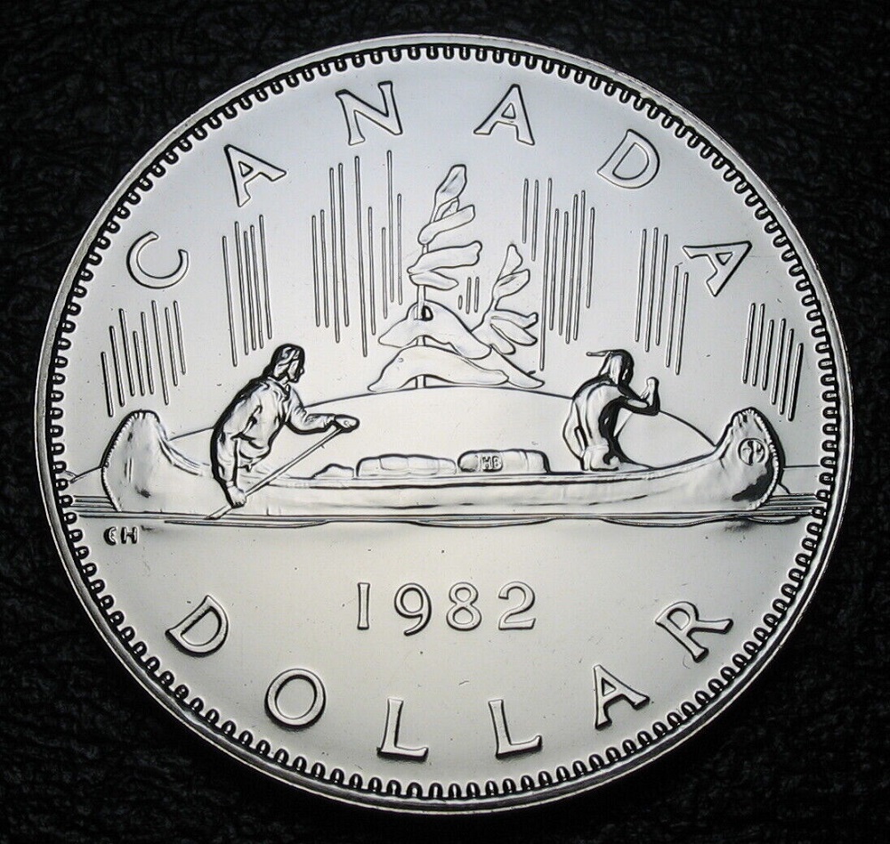 1 DOLLAR - 1 DOLLAR 1982 - VOYAGEUR (PL) - 1982 CANADIAN COINS