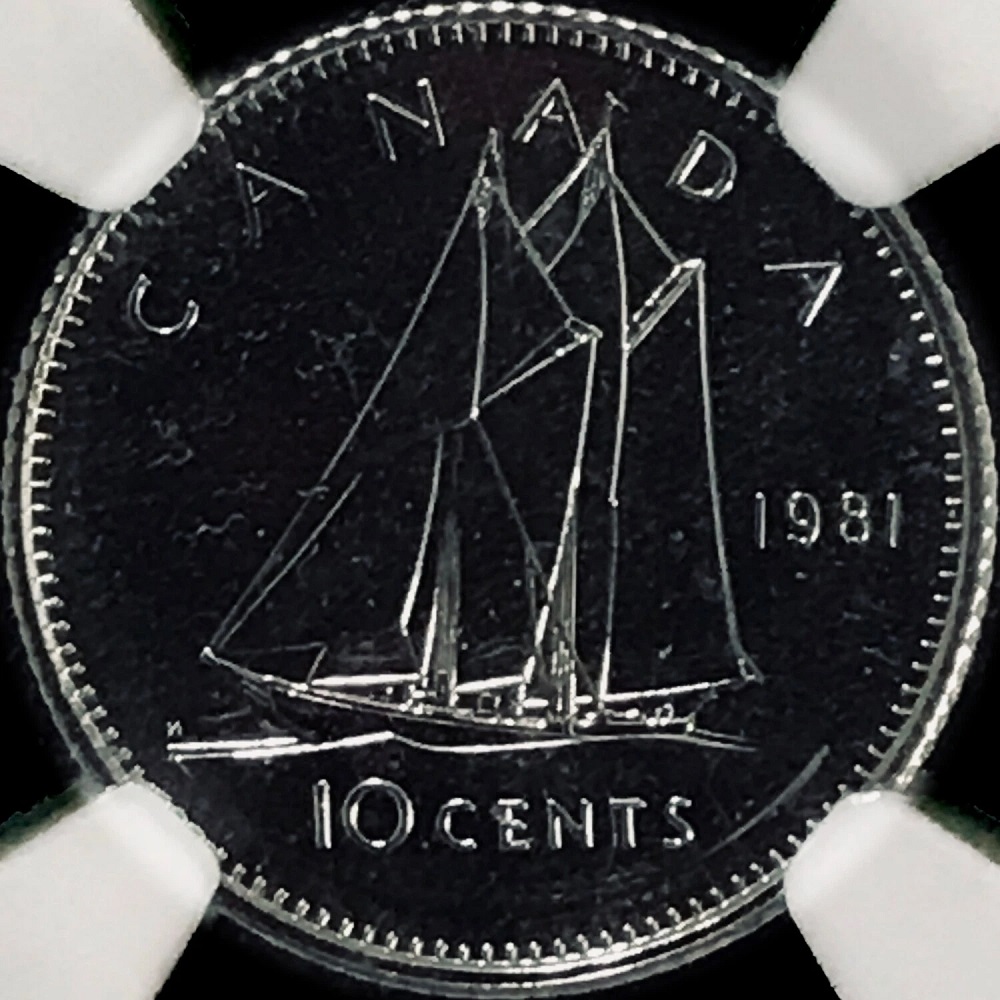10 CENTS - 10 CENTS 1981 (SP) - 1981 CANADIAN COINS