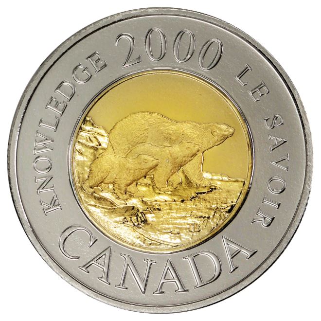 2 DOLLARS - 2 DOLLARS 2000 - LE SAVOIR (PL) - 2000 CANADIAN COINS