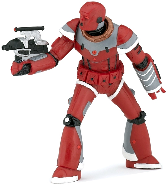 PAPO FIGURE - IRON ROBOT FIGHTER (RED) - GALACTIQUE 70113