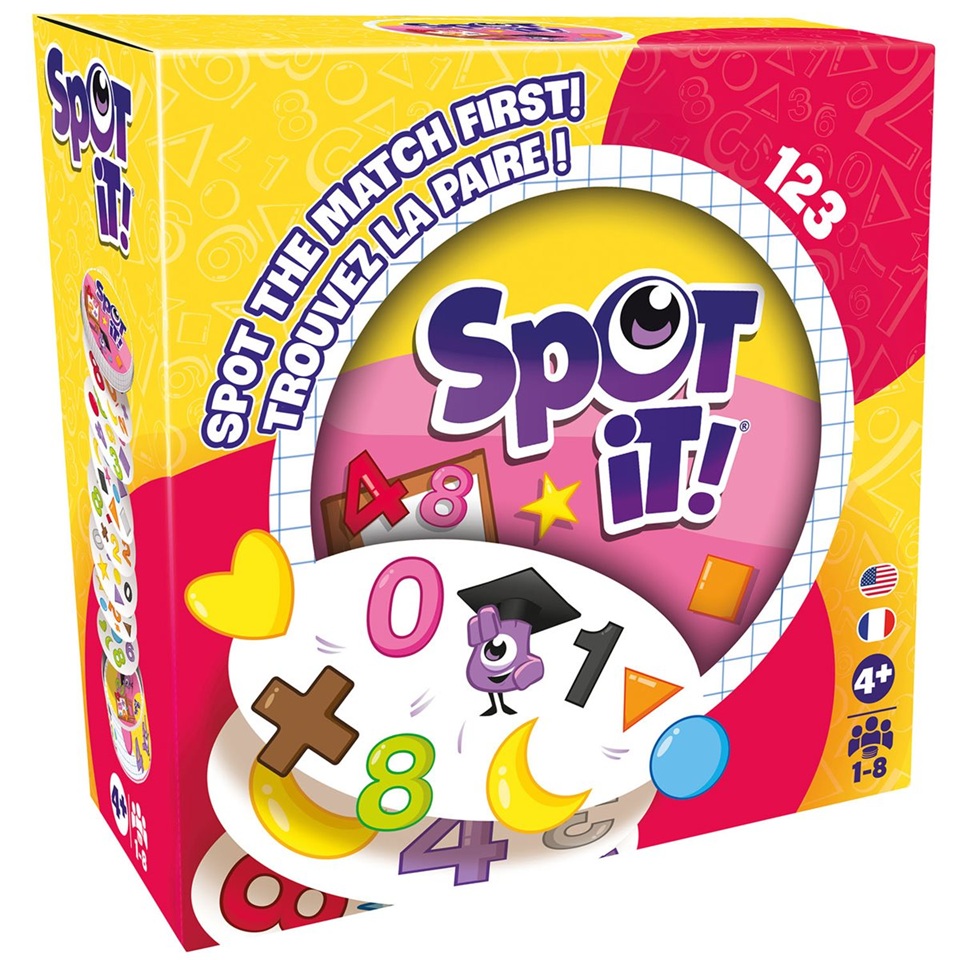DOBBLE - SPOT IT! - 1,2,3 ÉDITION 2025 (MULTILINGUE)