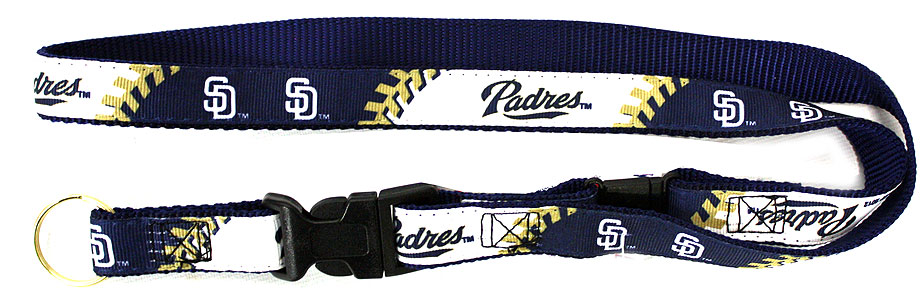 SAN DIEGO PADRES - KEY LANYARD / BASEBALL / KEYCHAINS