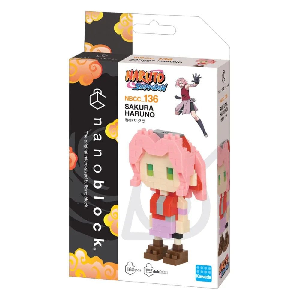 NANOBLOCK - SAKURA HARUNO (160 PIECES) NBCC_136 - NARUTO SHIPPUDEN NBCC_136