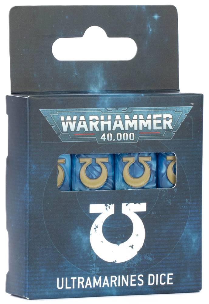 WARHAMMER 40K - DICE SET - ULTRAMARINES