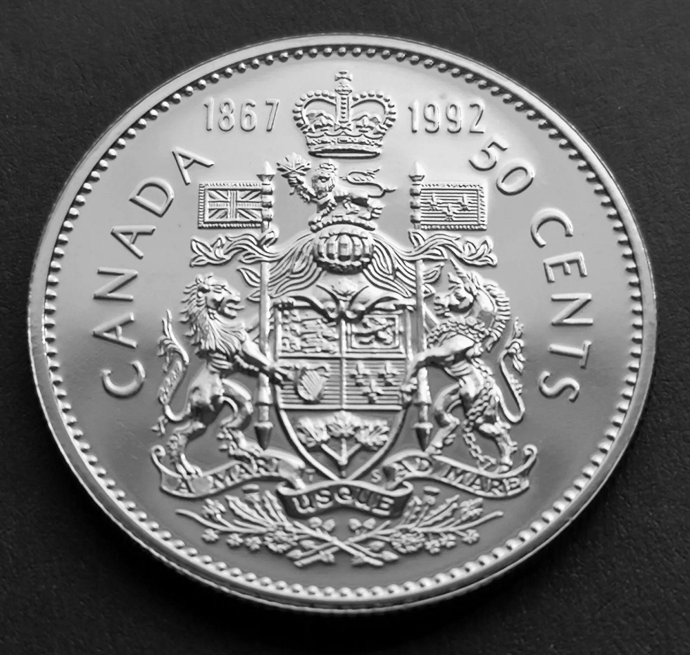 50 CENTS - 50 CENTS 1992 (SP) - 1992 CANADIAN COINS
