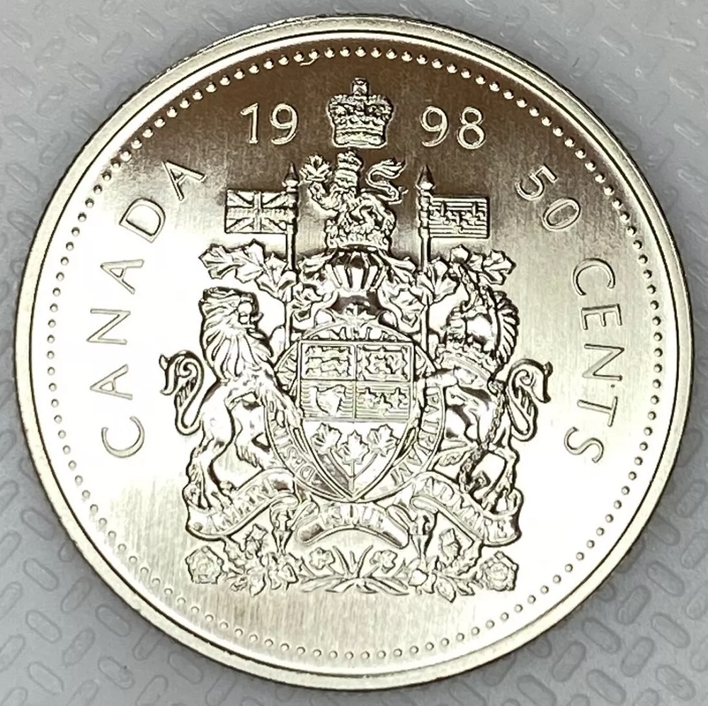 50-CENT - 1998 50-CENT (SP) - PIÈCES DU CANADA 1998