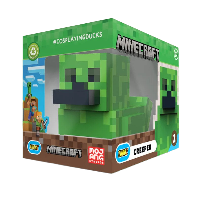 MINECRAFT - CANARD EN PLASTIQUE DE CREEPER - TUBBZ