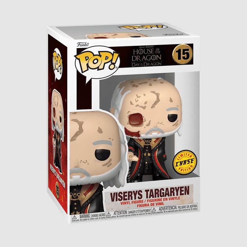 GAME OF THRONES - POP! VINYL FIGURE OF VISERYS TARGARYEN WITHOUT MASK ...