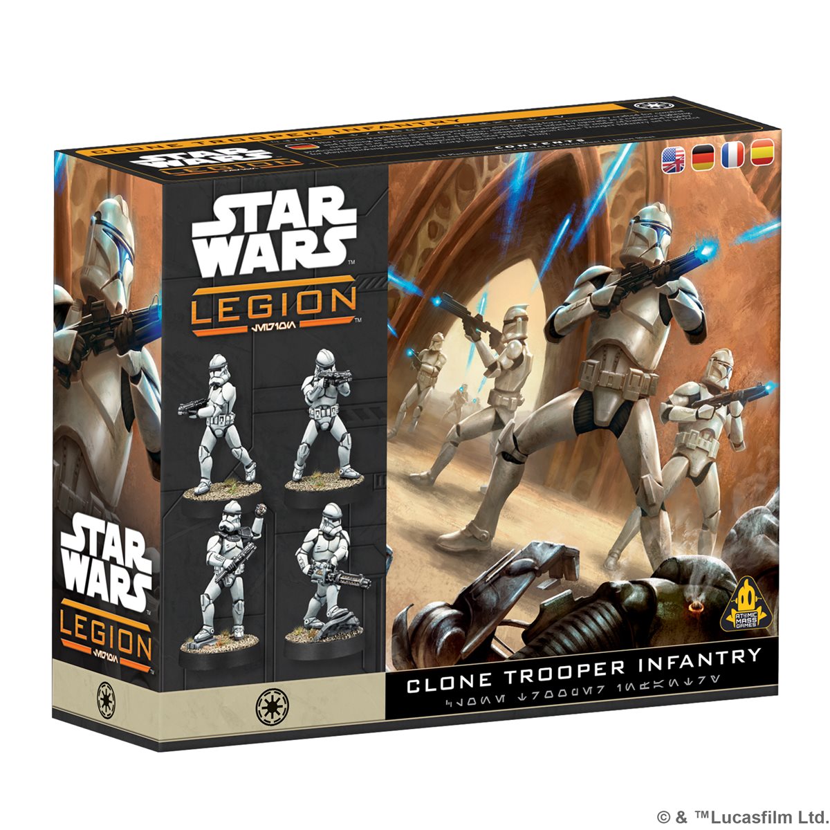 STAR WARS : LEGION - UNIT EXPANSION - CLONE TROOPER INFANTRY (MULTI)