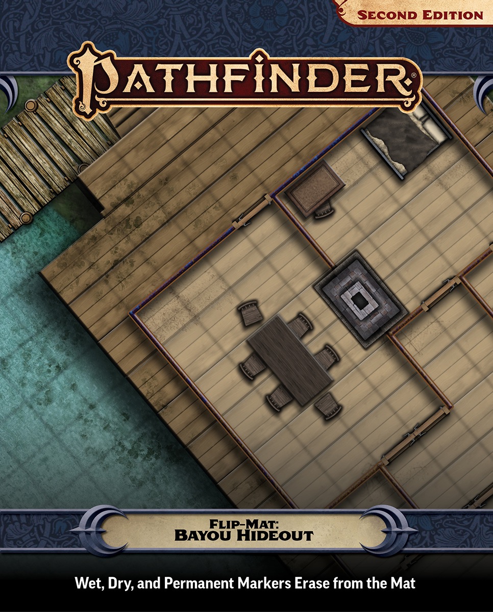 PATHFINDER - FLIP-MAT - BAYOU HIDEOUT (ENGLISH) - FLIP-MAT