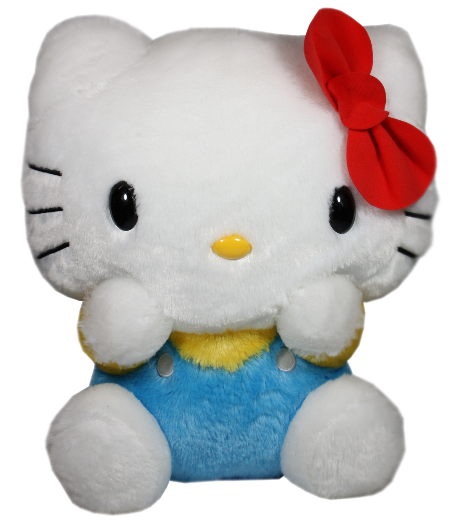 SANRIO - BIG HELLO KITTY BLUE OVERALLS PLUSH (14") / STUFFED TOYS
