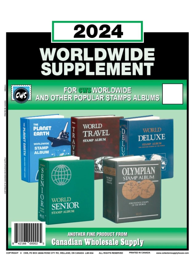 CWS WORLDWIDE - 2024 SUPPLEMENT FOR 2-POST ALBUM (WITHOUT MOUNTS)