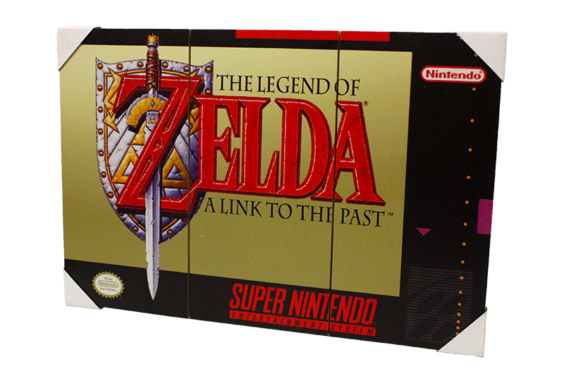 THE LEGEND OF ZELDA - SUPER NINTENDO - A LINK TO THE PAST WOODEN ...