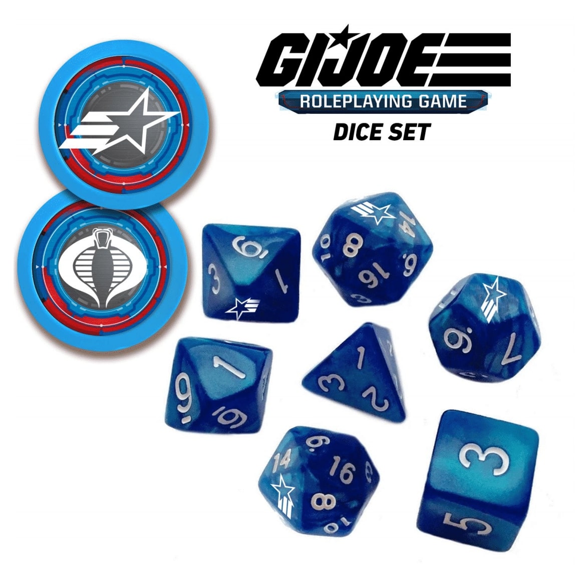 G.I. JOE - DICE SET (ENGLISH) - ROLEPLAYING GAME