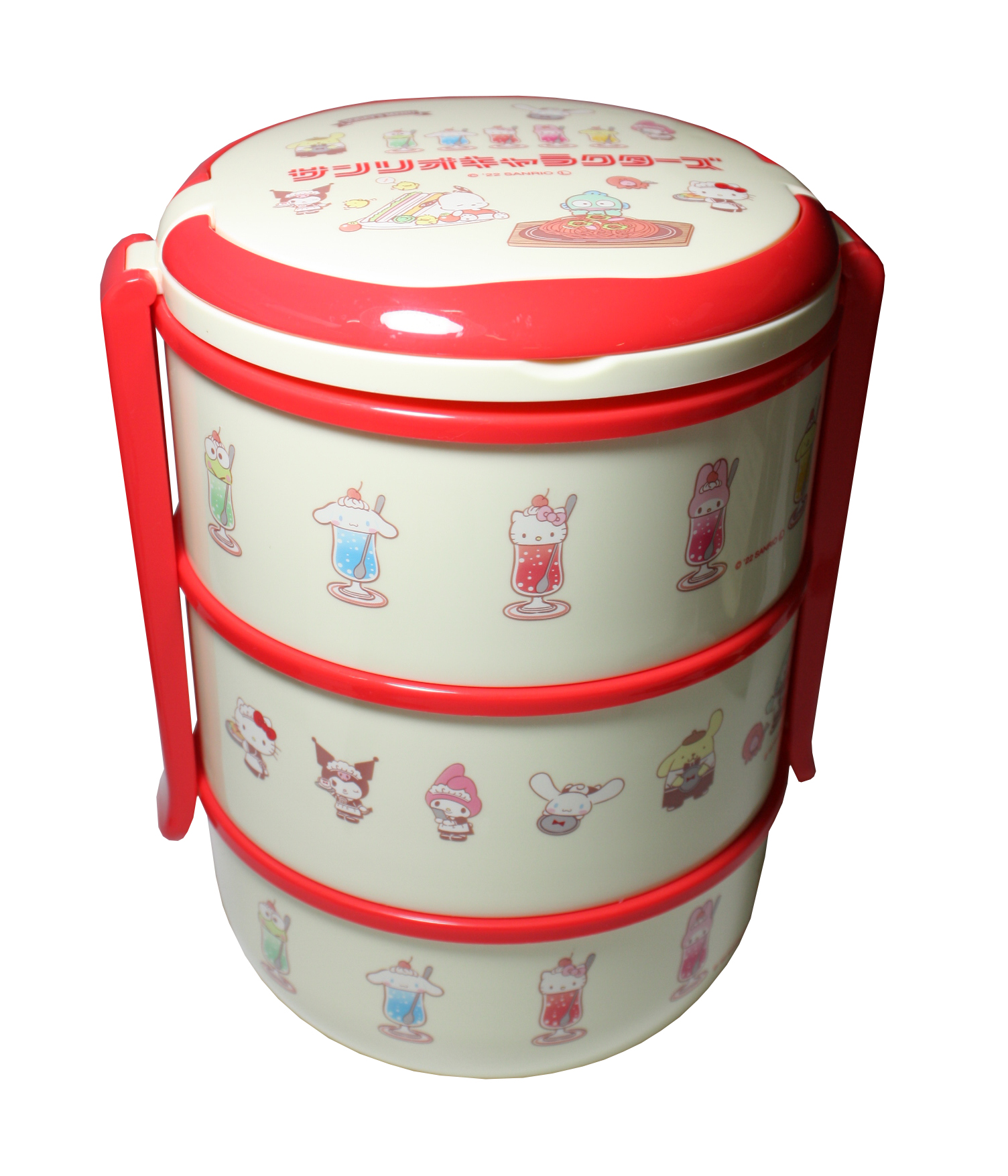 SANRIO - 3 TIER LUNCH BOX / ACCESSORIES