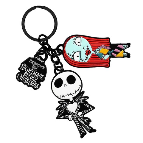 THE NIGHTMARE BEFORE CHRISTMAS - JACK AND SALLY KEYCHAIN - DISNEY