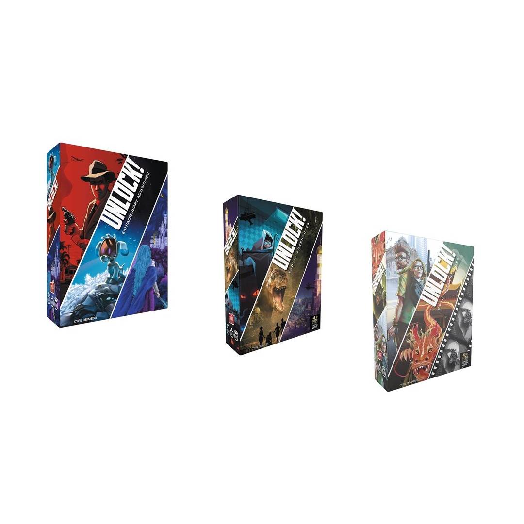 UNLOCK! - BUNDLE UNLOCK! – 3 BOÎTES D'AVENTURES (FRENCH)
