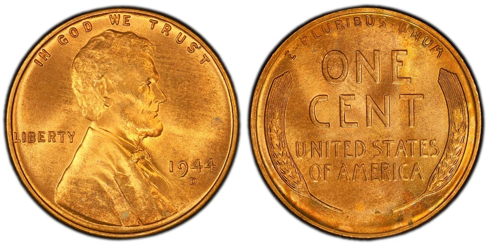 1-CENT - 1944-S 1-CENT (BU) - 1944 UNITED STATES COINS