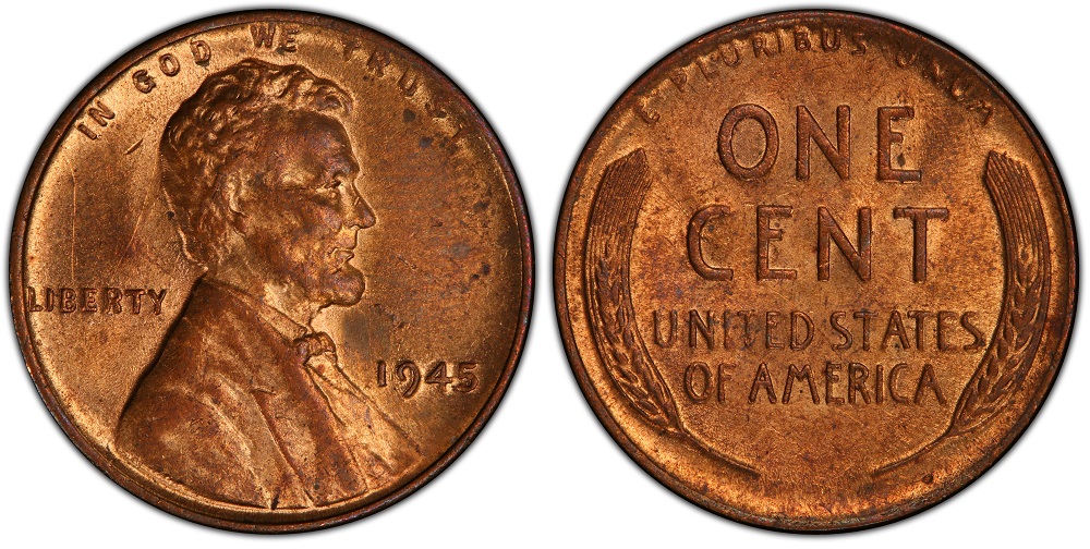 1 CENT - 1 CENT 1945 (CIRCULÉ) - PIÈCES DES ÉTATS-UNIS 1945