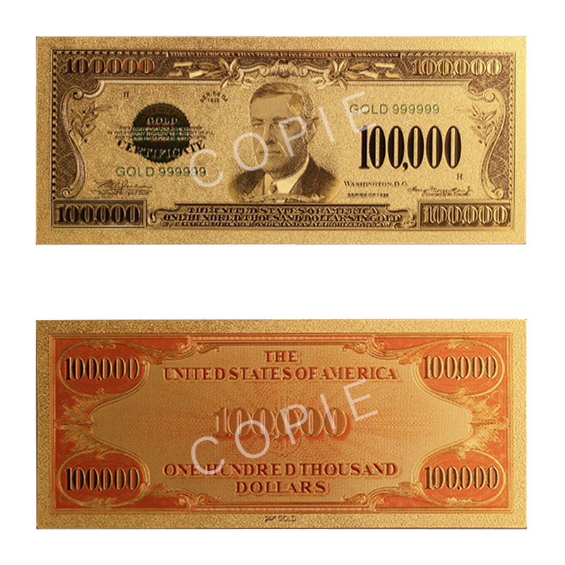 1928 1934 COPY OF THE UNITED STATES 1928 1934 100 000 DOLLAR BILL