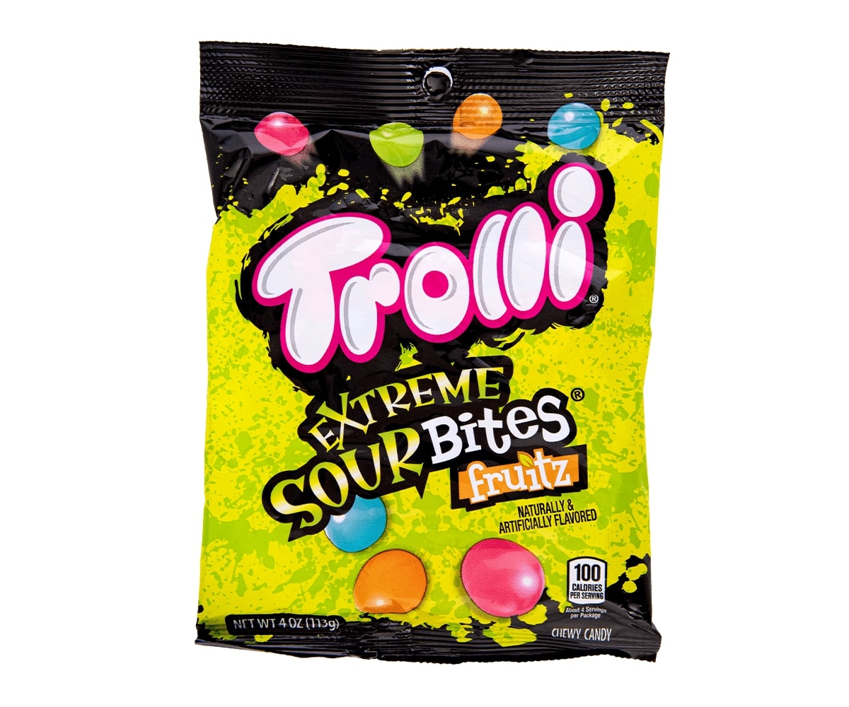 TROLLI - EXTREME SOUR BITES FRUITZ (113G) / BONBONS